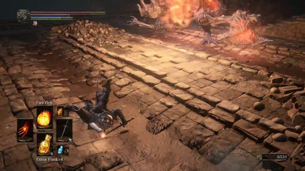 Dark Souls III: The Demon in the Catacombs of Carthus - YouTube