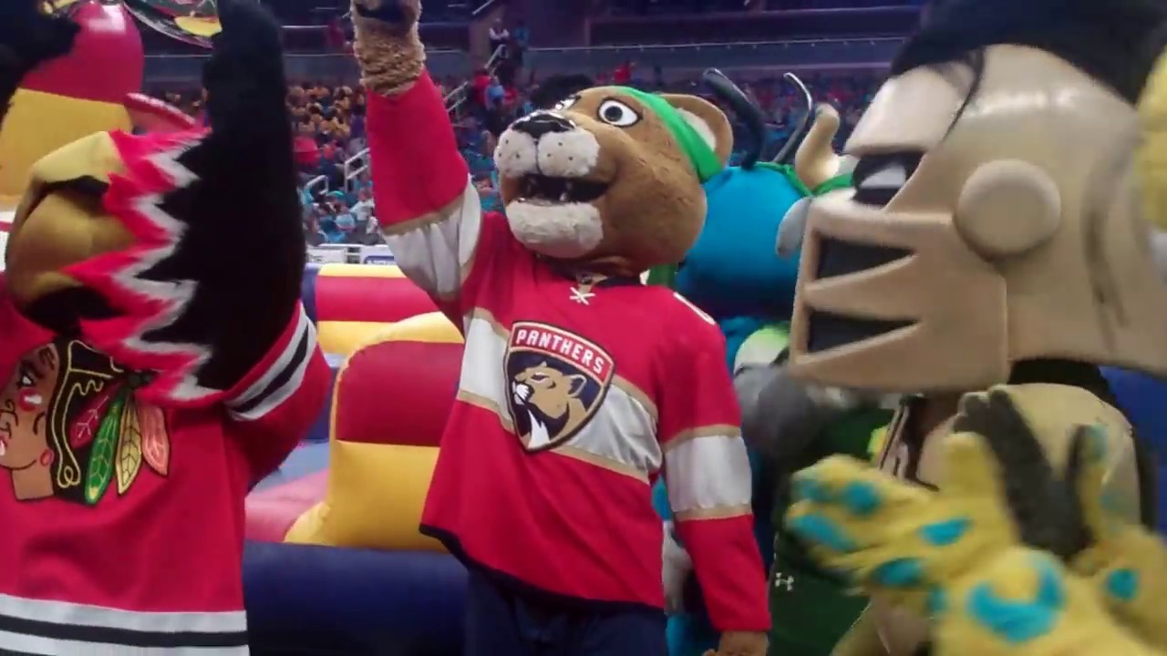 Mascot Games Champion Stanley C. Panther of Florida Panthers in Orlando ...