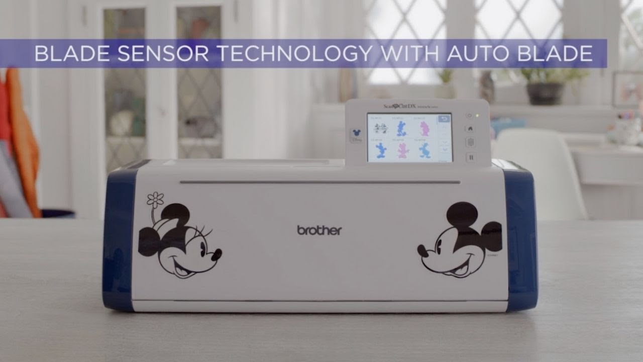 ScanNCut DX Blade Sensor Technology with Auto Blade - YouTube