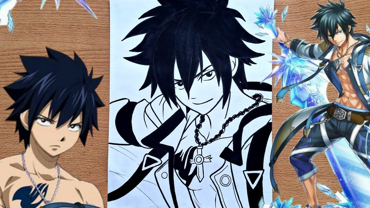 HOW TO DRAW GRAY FULLBUSTER - FAIRY TAIL ️‍🔥 - YouTube
