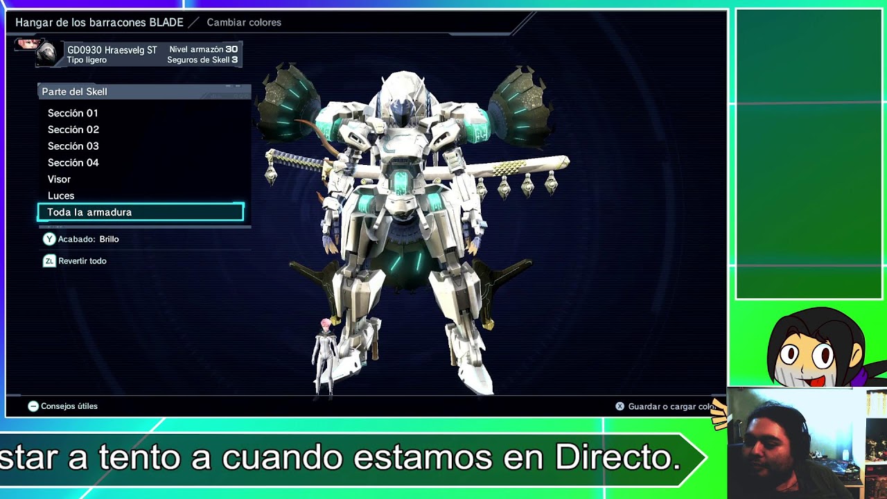 [ESP] Xenoblade X-DE PT.6 - Hoy pilotamos el Gundam - YouTube