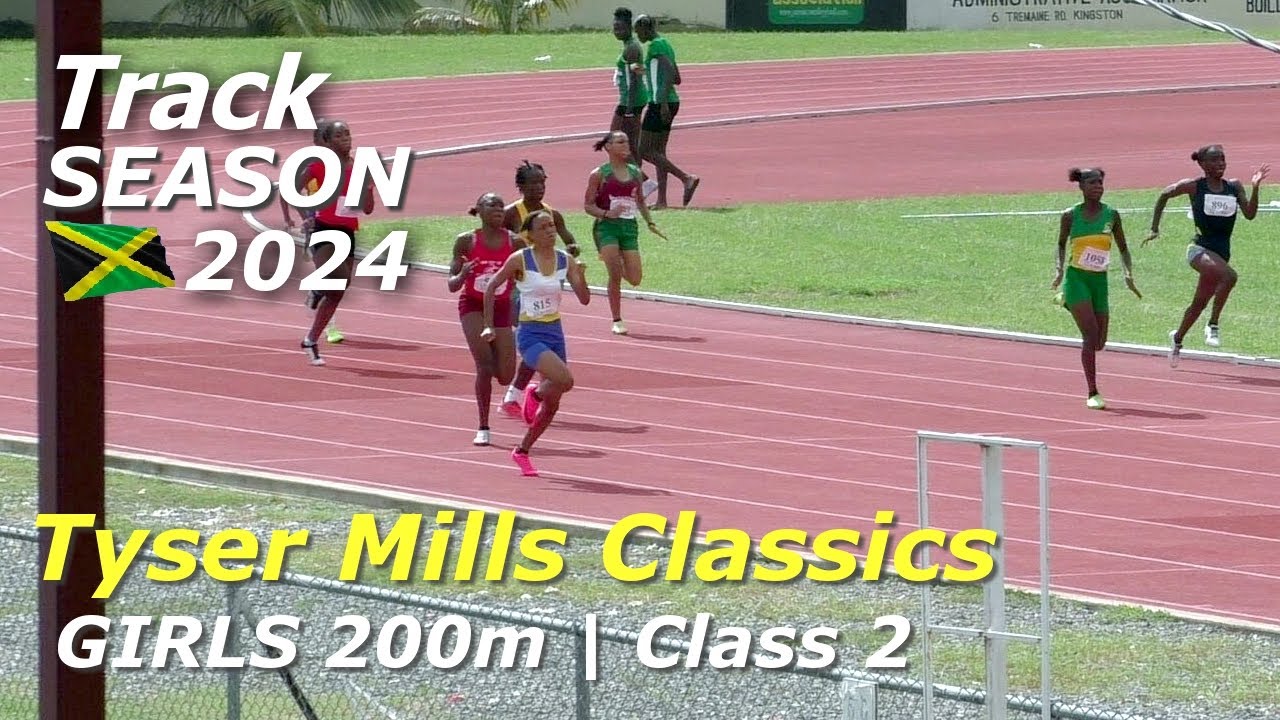 Shanoya Douglas | Muschett High | Girls 200 Meter Dash CLASS 2 | Tyser Mills Classics 2023 - YouTube
