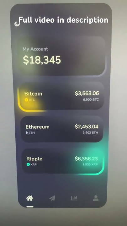 Crypto Currency App Ui Design To Html Css Html Css Bootstrap Crypto Cryptocurrency Youtube