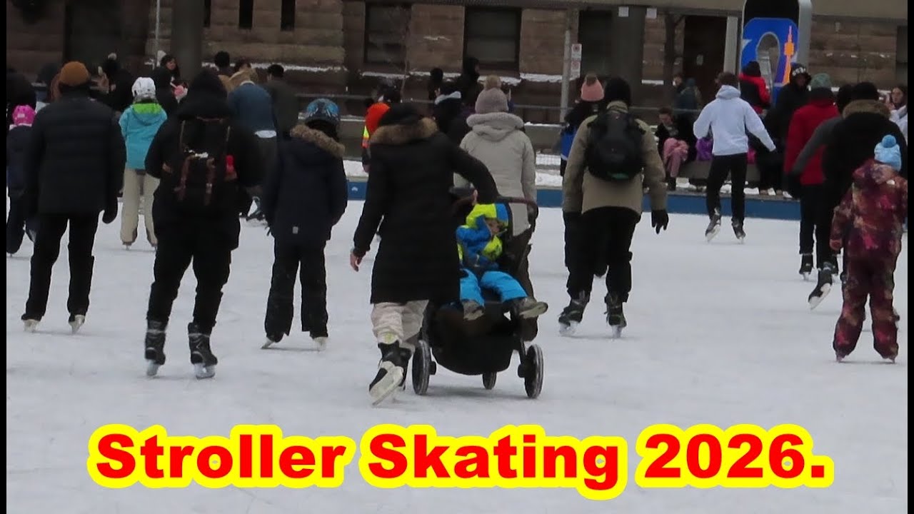 Stroller Skating. // New Year's Skating Party 2026 Toronto # ...