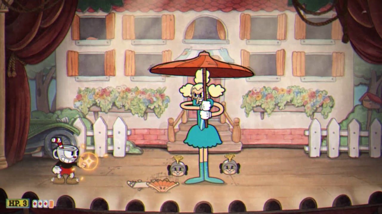 Sally Stageplay Boss Fight - Cuphead - YouTube