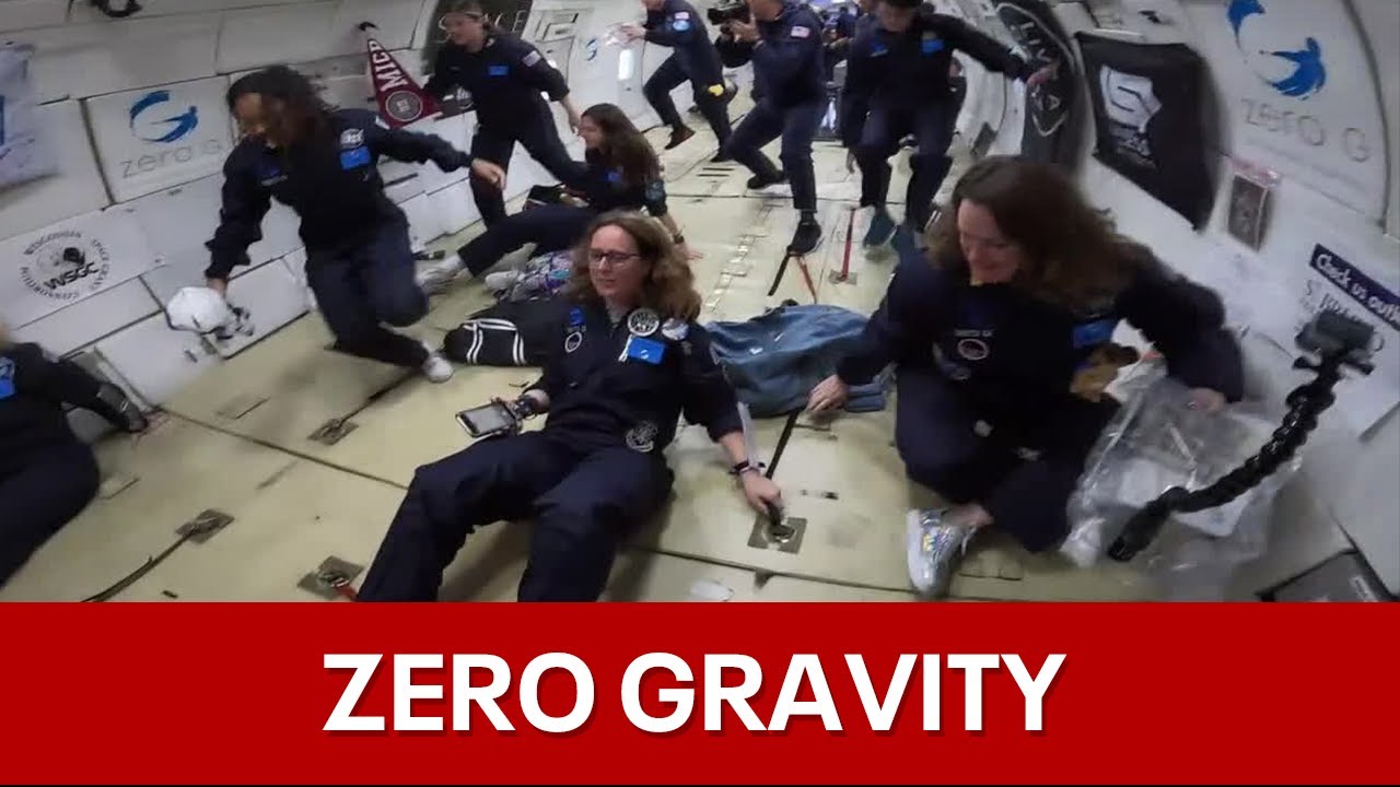 Fort Worth science teacher conducts her students' experiments in zero-gravity aircraft - YouTube