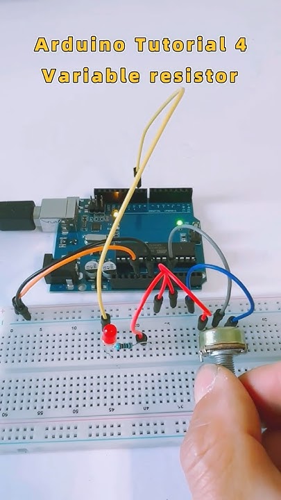 Arduino Tutorial 4 :Control the brightness of LED lights by using variable resistors. #arduino ...