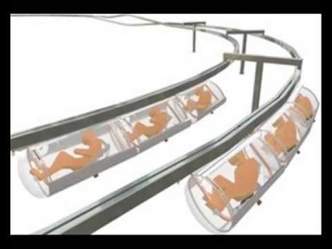 Shweeb Monorail System - YouTube