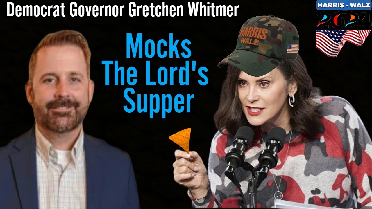 Gov. Gretchen Whitmer mocks the Lord's Supper while wearing Harris ...