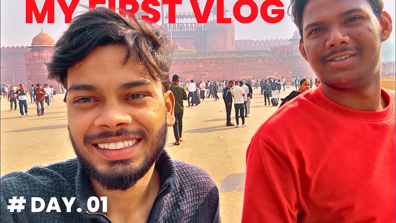 🎥 My First Vlog at Red Fort Market | Exploring Delhi’s Heritage ...