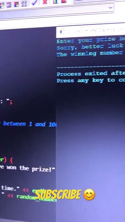 random number IDE dev c++ #cppprogramming - YouTube