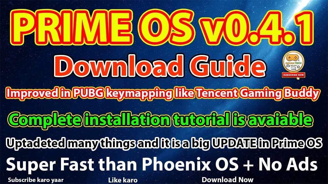 Prime OS v0.4.1 को कैसे download and install करे | Indian Tech Helper ...