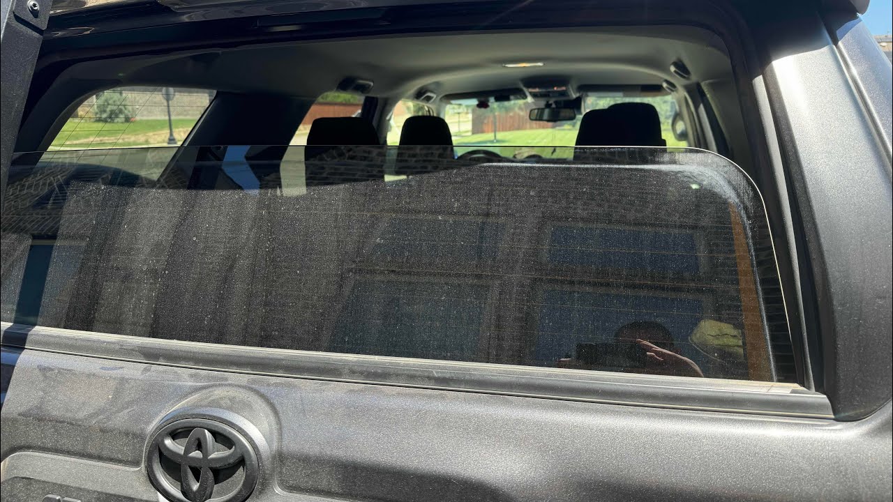 5th Gen 4Runner - 2 ways to roll down your back window - YouTube