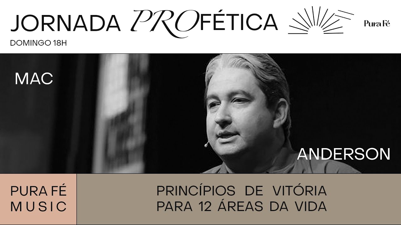DOMINGO / JORNADA PROFÉTICA - MAC ANDERSON - YouTube