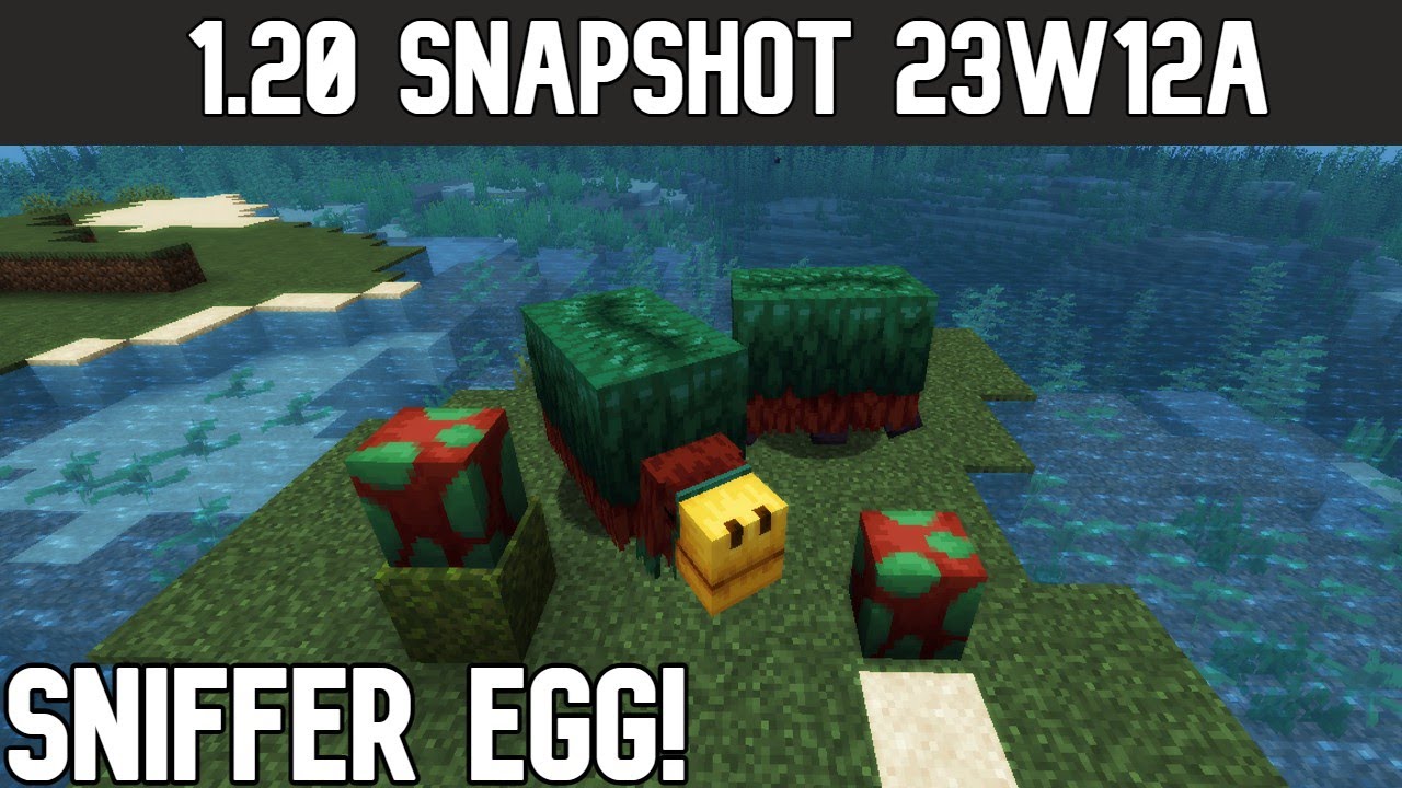 The Sniffer Mob in Minecraft! - YouTube