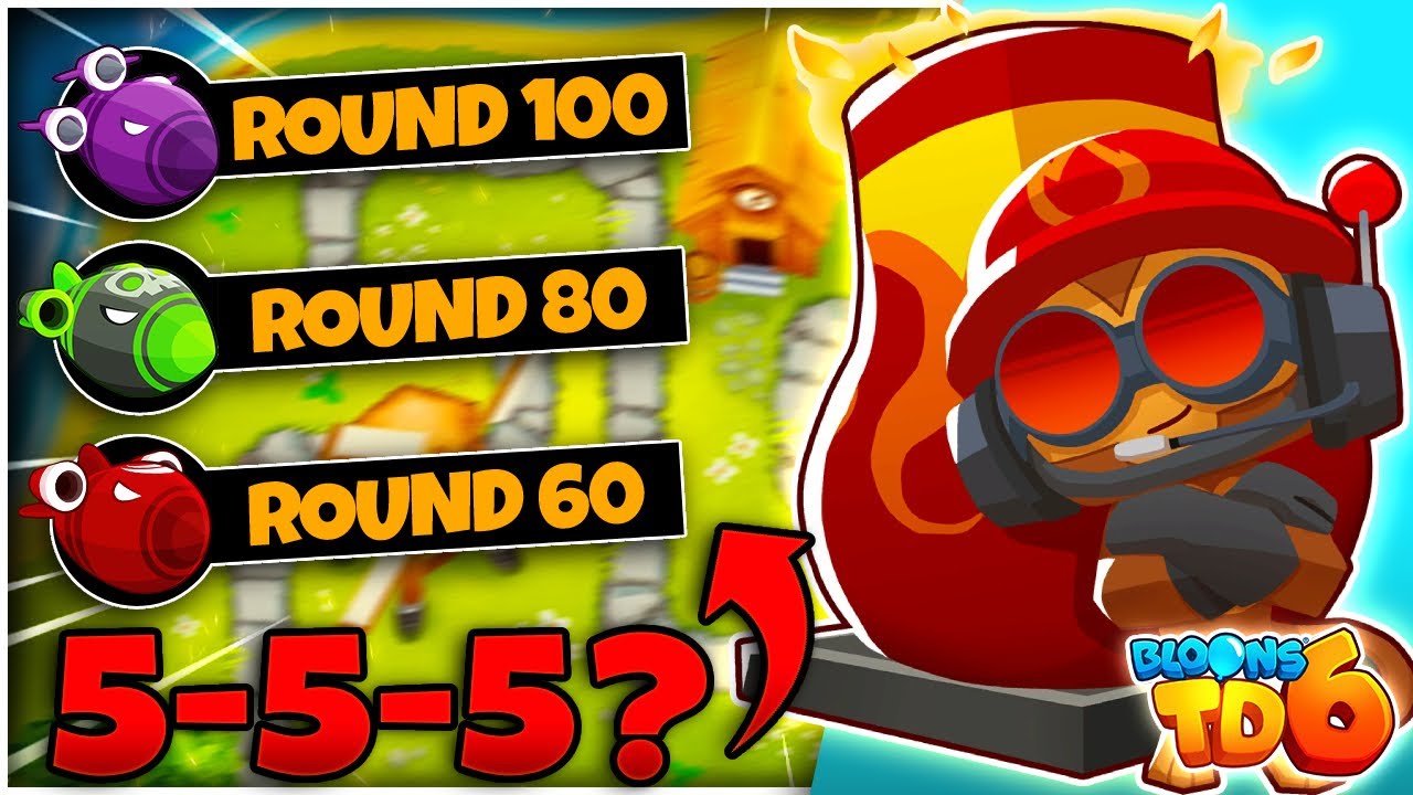 How Far Can A 5-5-5 MORTAR MONKEY GO? - BTD6 - YouTube