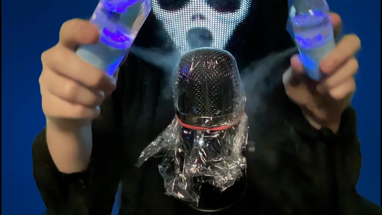 ASMR Spraying the Microphone (liquid sounds) - YouTube