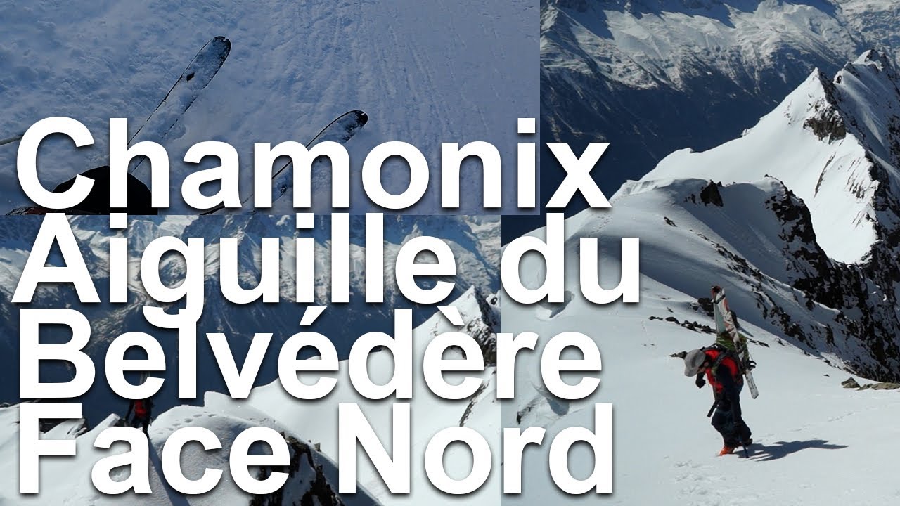 Aiguille du Belvédère Face Nord Aiguilles Rouges Chamonix Mont-Blanc ...