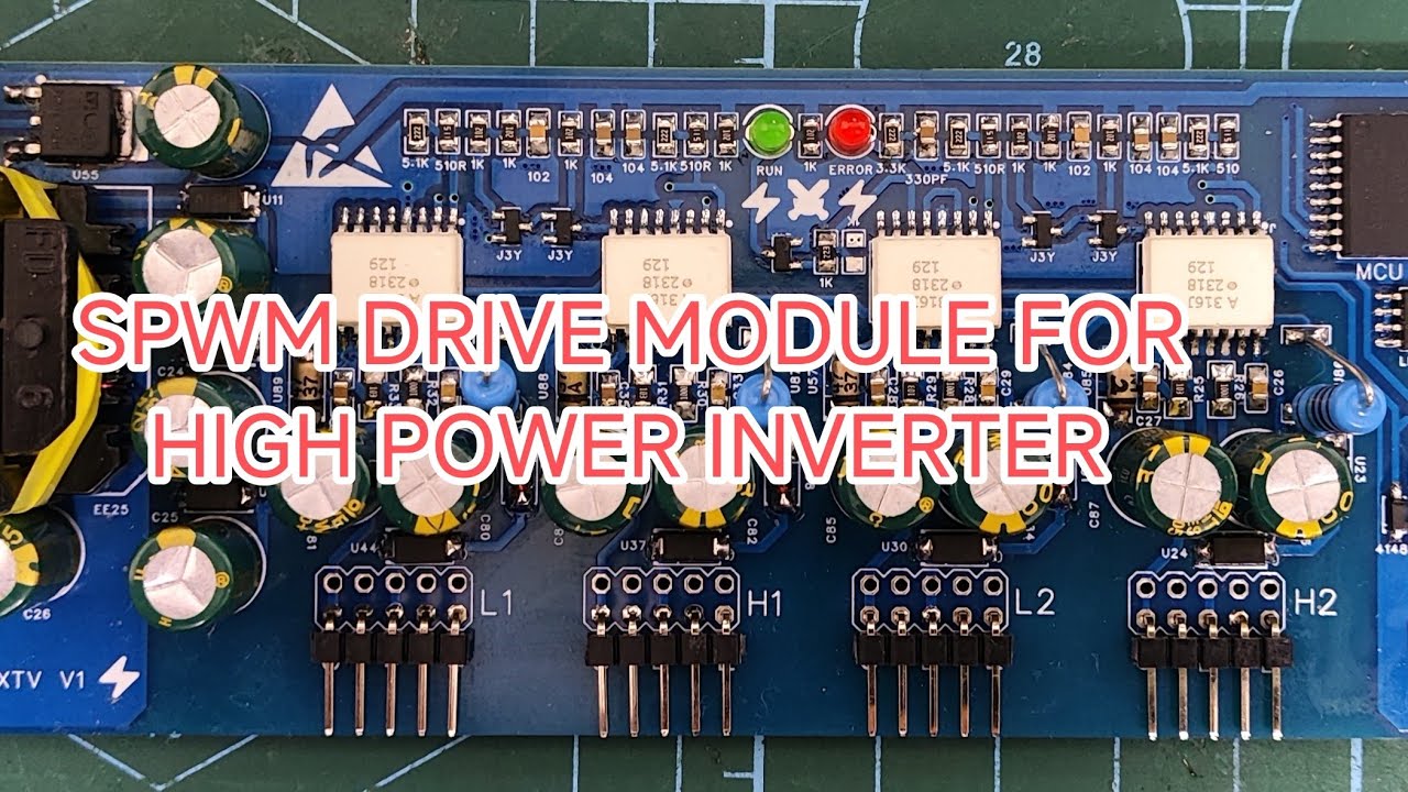 UPDATE FOR MY NEW IGBT DRIVER MODULE FOR HIGH WATTAGE SPWM INVERTER ...