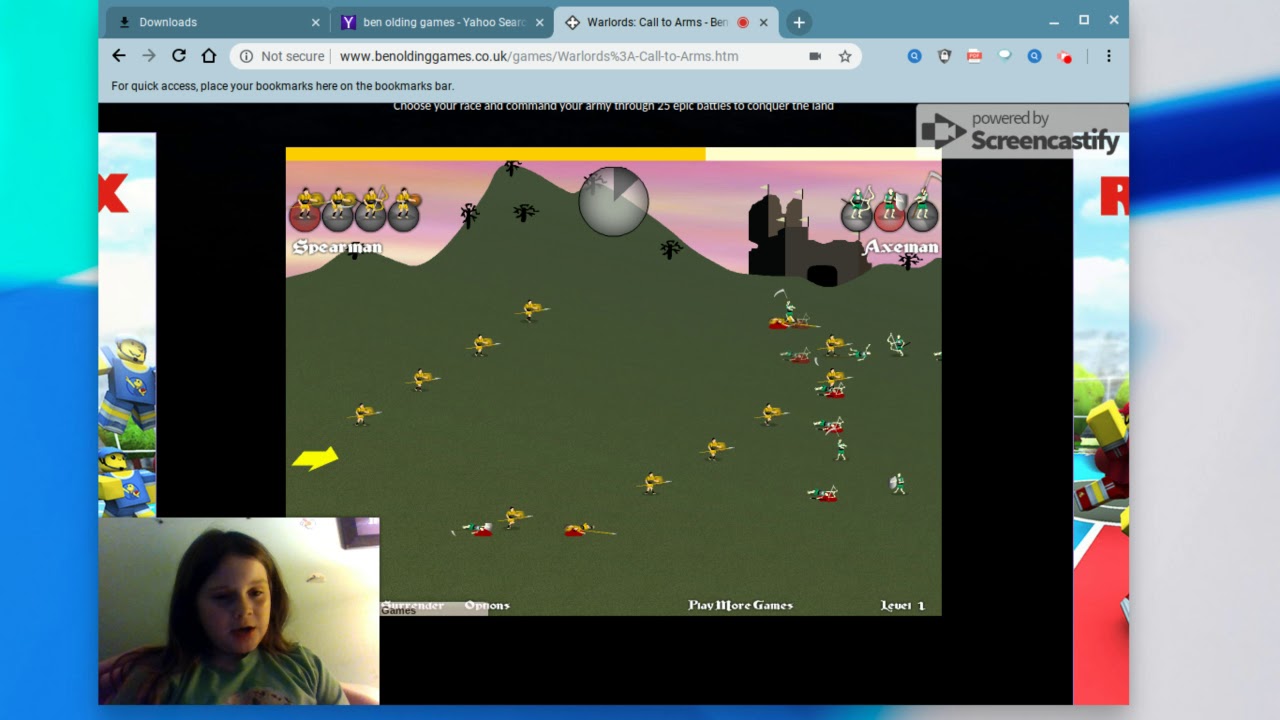 More Ben Olding with the game Warlords. I still suck. - YouTube