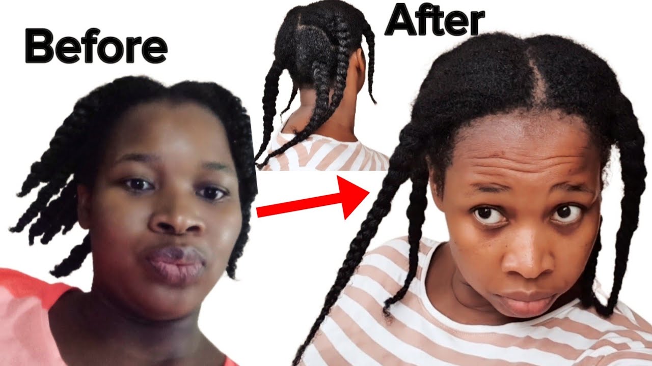 See Visible Hair Growth in just 7 weeks of my MINI BRAIDS challenge😲 ...
