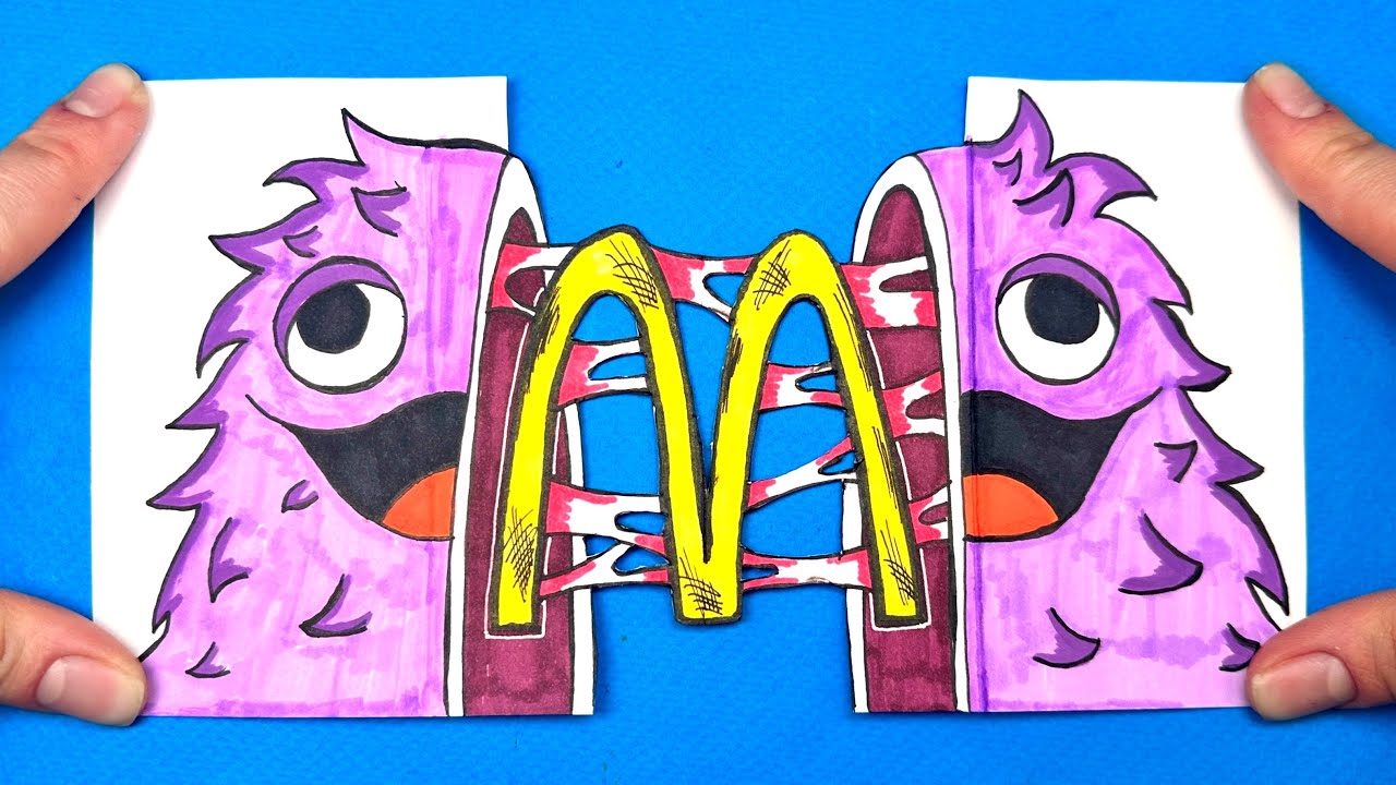 How To Draw Cutest Grimace Shake Birthday Transforming to McDonald’s 🎂 ...