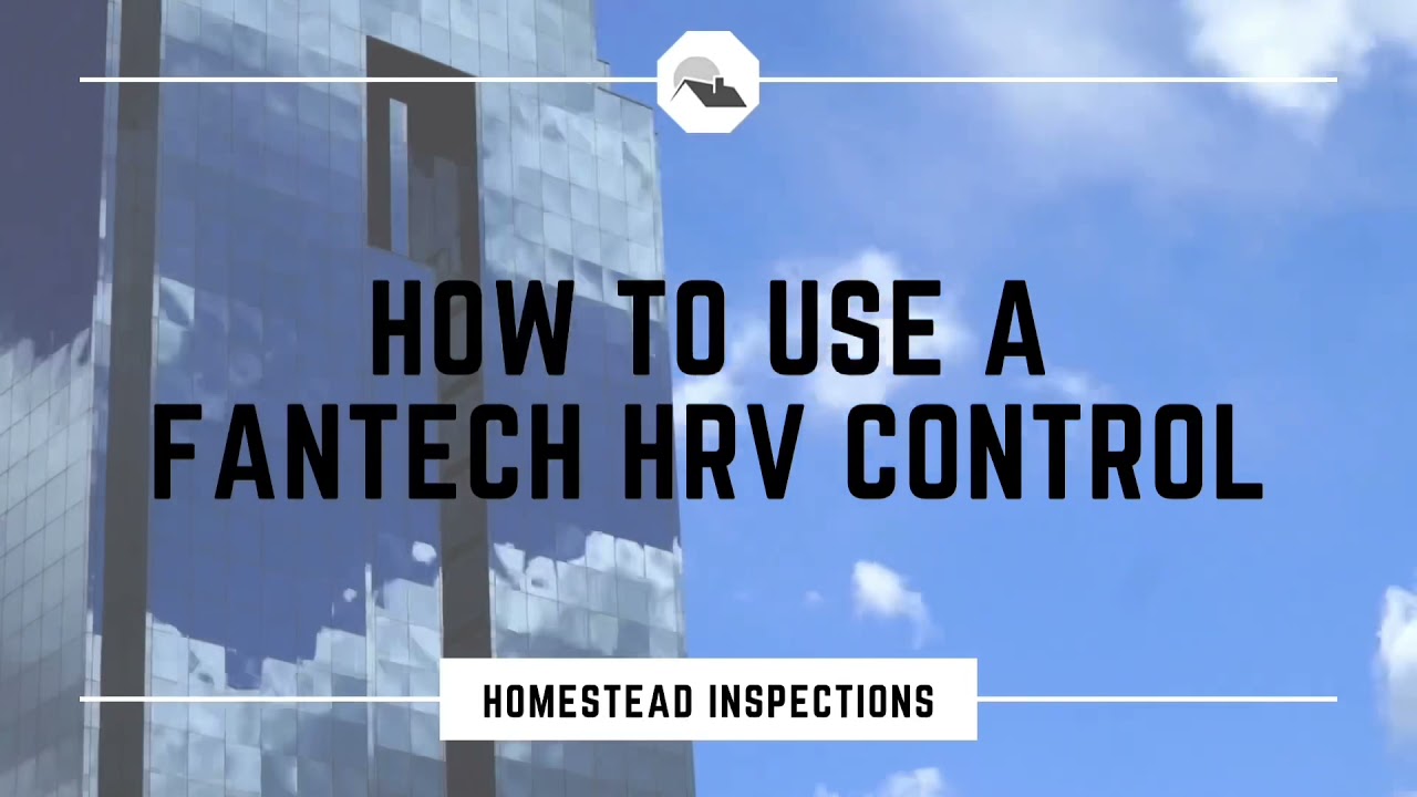 How to use you Fantech Ventilation System Control - YouTube