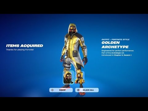 *NEW* Golden Archetype Skin - YouTube