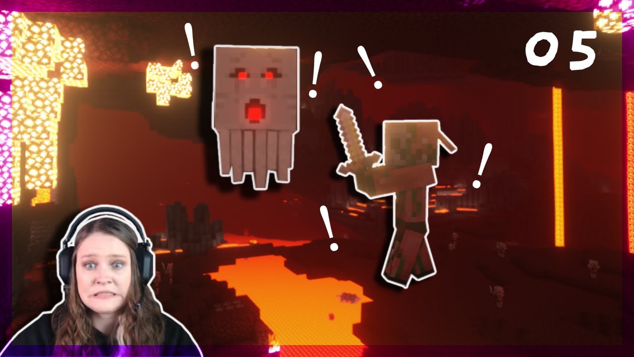 freaking out in the nether!!! | Minecraft 1.19 Let's Play - 05 - YouTube