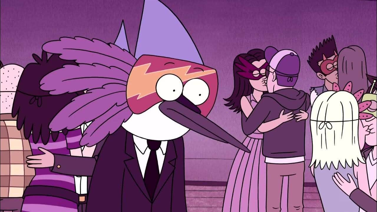 Regular Show - Mordecai And CJ Kiss - YouTube