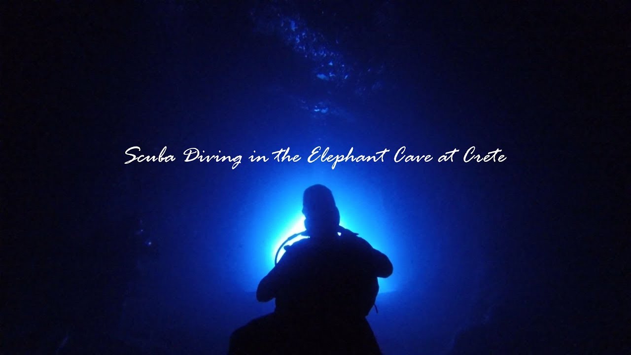 Scuba Diving in the Elephant Cave at Crete - YouTube