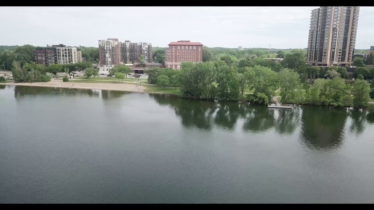 Lake Calhoun / Bde Maka Ska (drone video) - YouTube