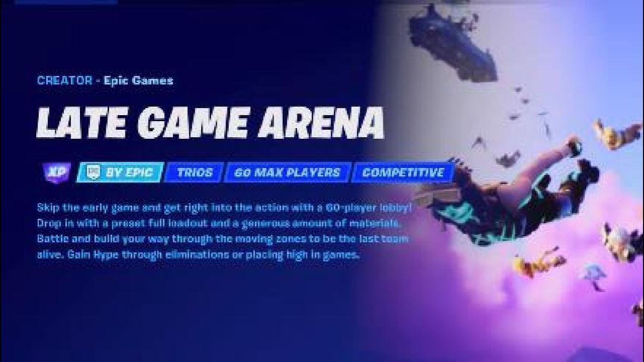 Fortnite Late Game Arena Gameplay - YouTube