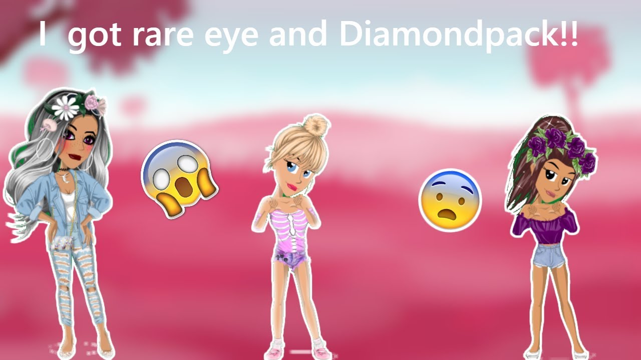I got Diamond pack and rare eyes MSP!! - YouTube