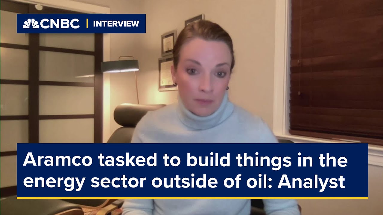 Aramco has been tasked with building things in the energy sector ...