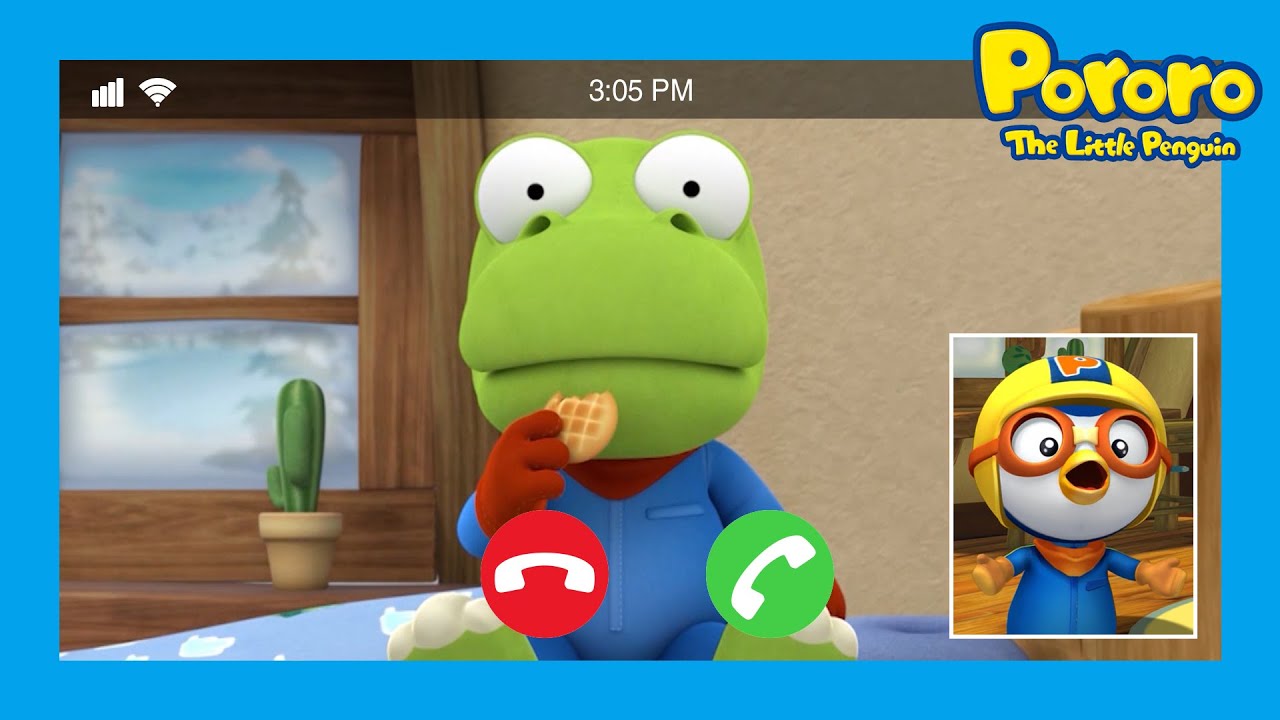 Pororo X Tayo | What Did You Eat Today | Facetime with Pororo and Tayo ...