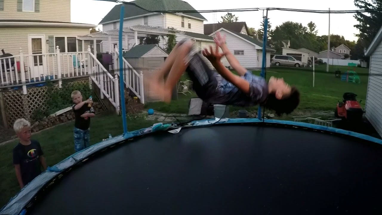Cool back flip edit - YouTube