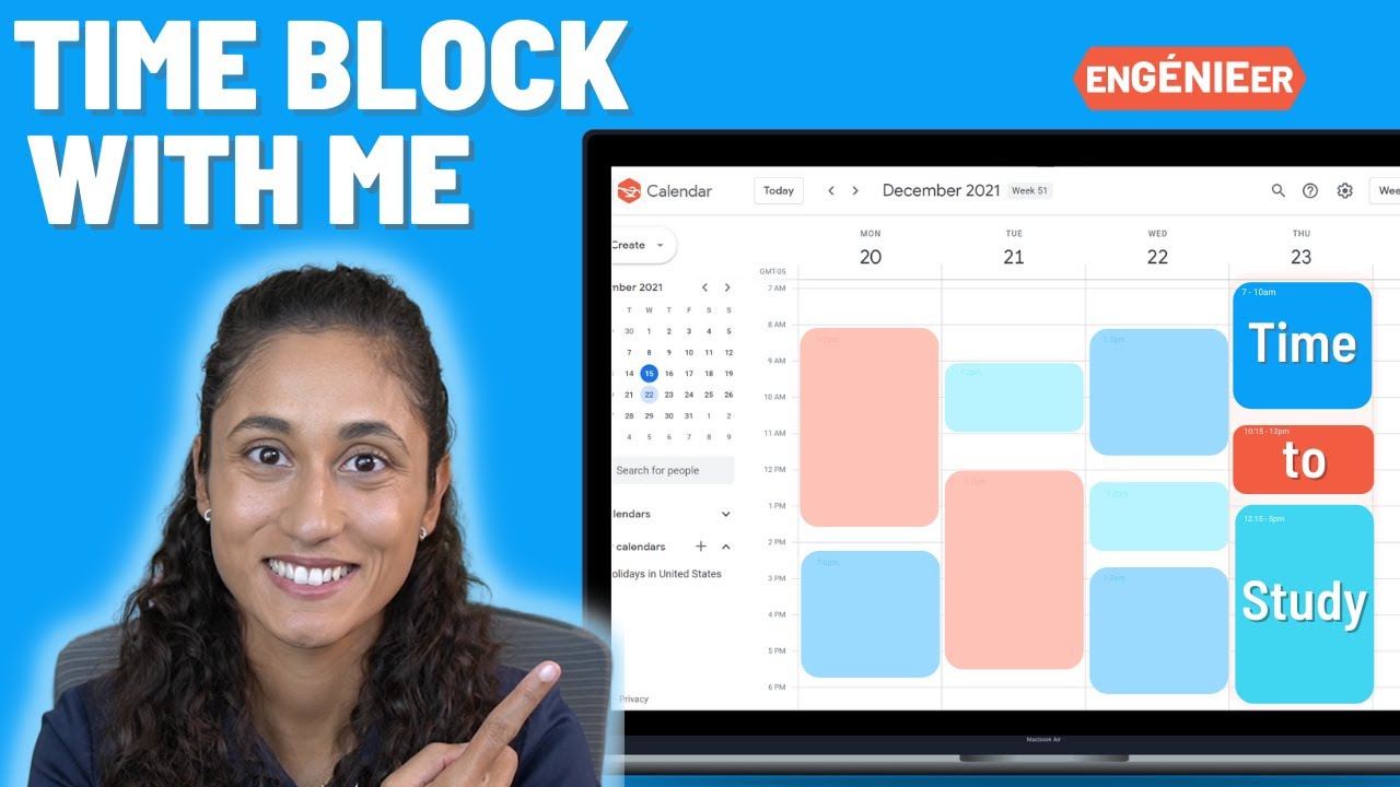 Make a FE Exam Time Block study calendar with me in under 5 minutes ...
