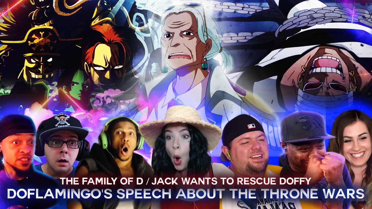 Doflamingo's Epic Speech about the Throne Wars ! Jack Comes to Rescue ...