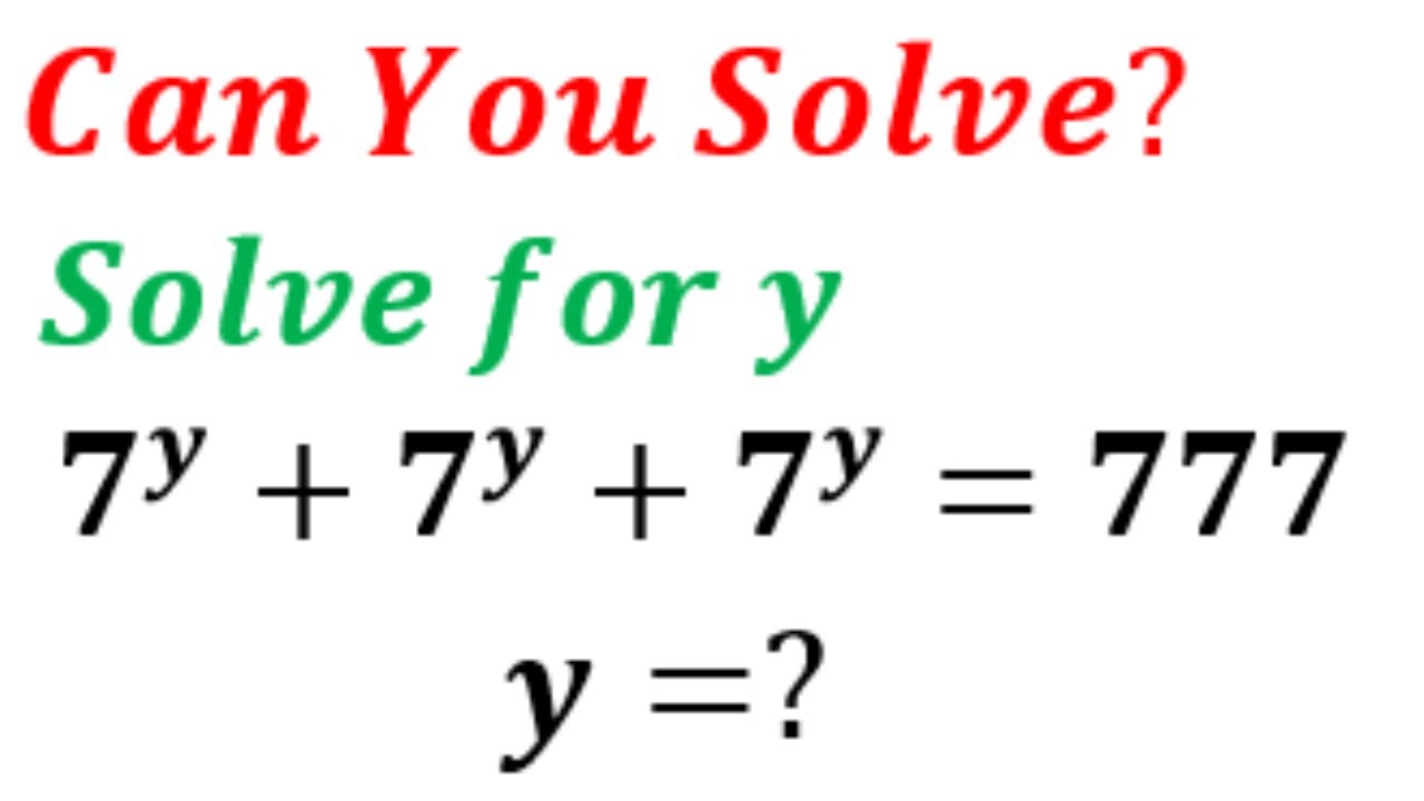 Nice Math Problem on Algebra | South Korea Can You Solve? - YouTube