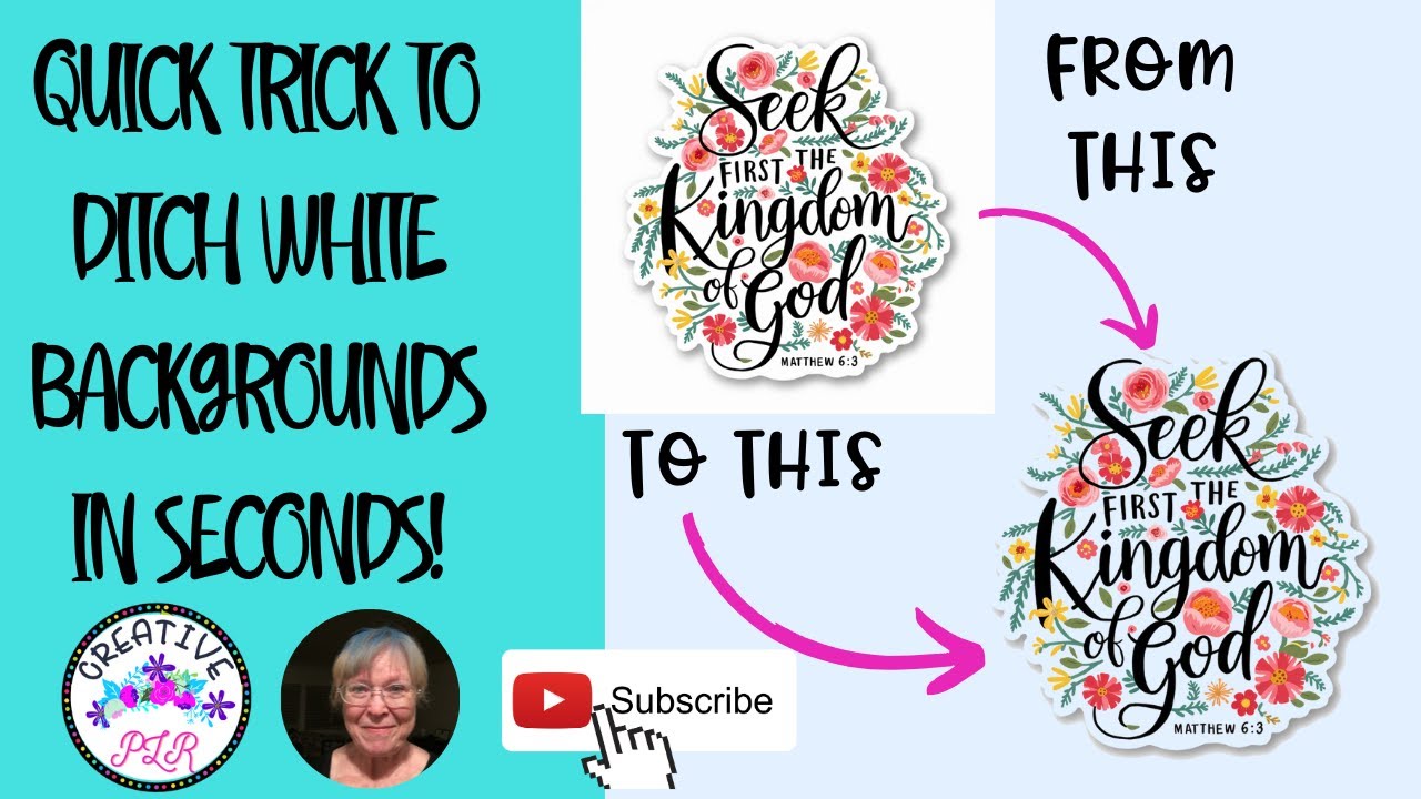 Quick Trick to Ditch White Backgrounds in Seconds - YouTube