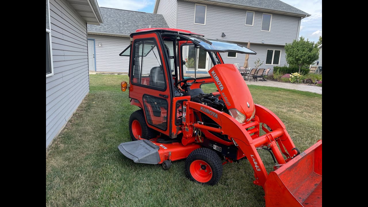 2009 Kubota BX2660 cab 60 with front end loader - YouTube