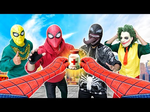 Venom Attacks Spider-Man to Rescue Joker! 😱🕷️🃏( Live Action Story )