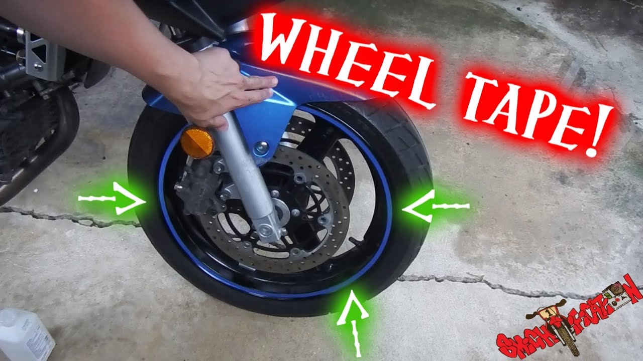 CHEAP REFLECTIVE WHEEL TAPE!? - Installation video - YouTube