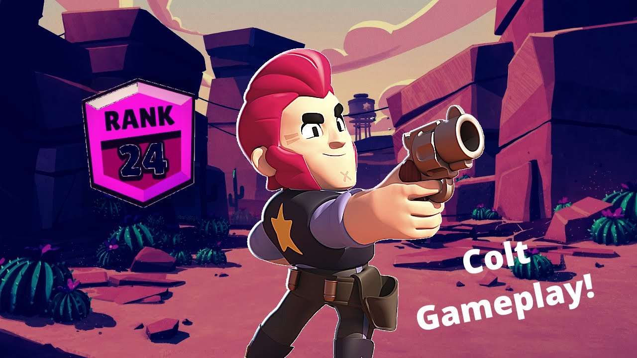 Rank 24 Colt Pro Gameplay!! | Brawl Stars - YouTube