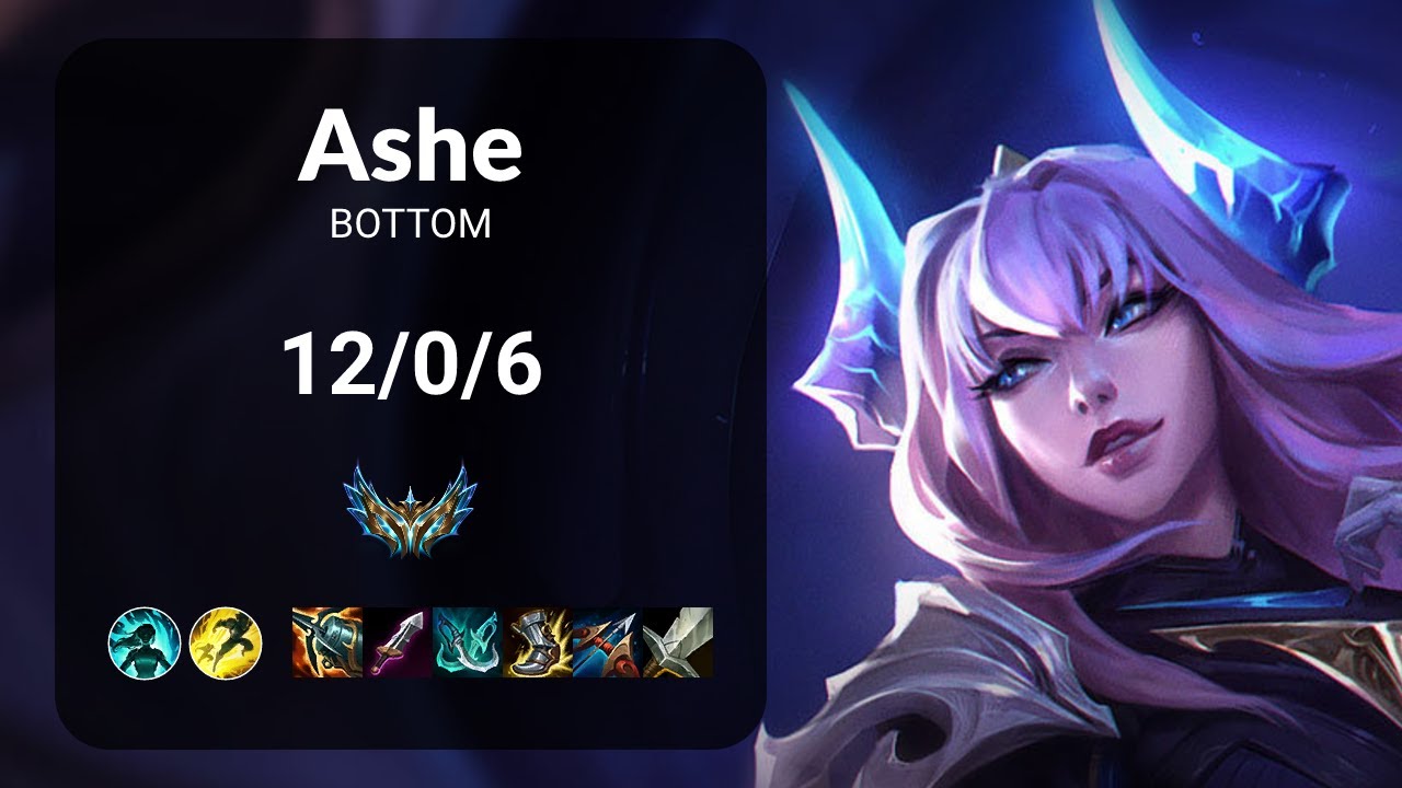 Ashe vs Jinx BOTTOM - KR CHALLENGER Patch 14.23 - YouTube