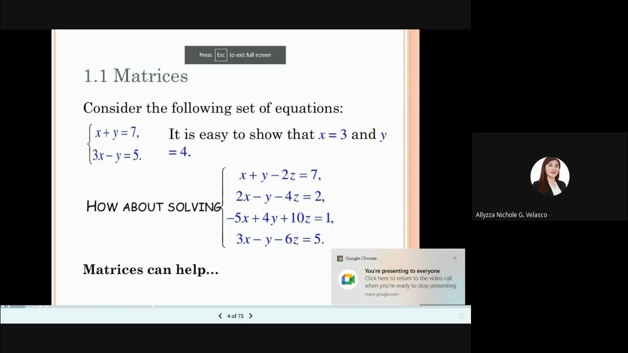 Intro to Matrices - YouTube