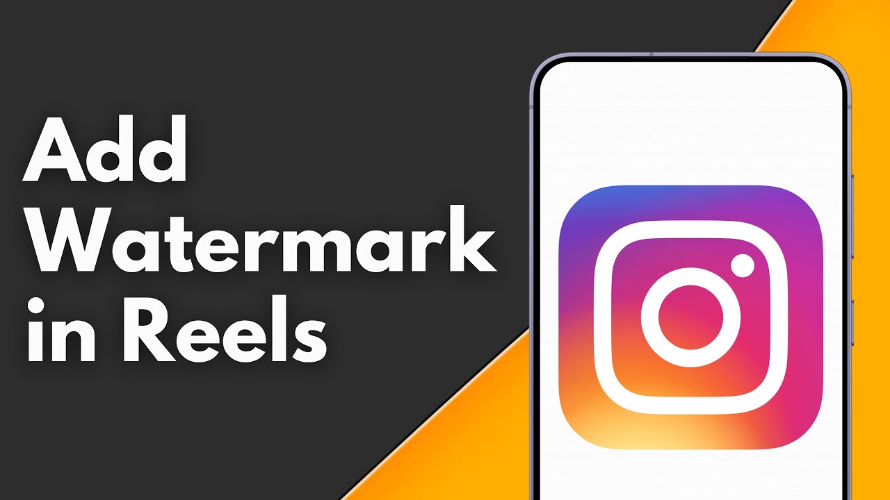 How to Add Watermark in Instagram Reels - YouTube