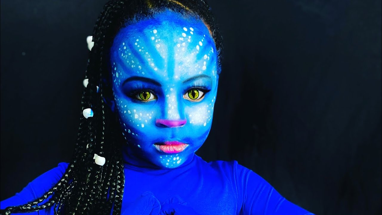 Avatar makeup tutorial - YouTube