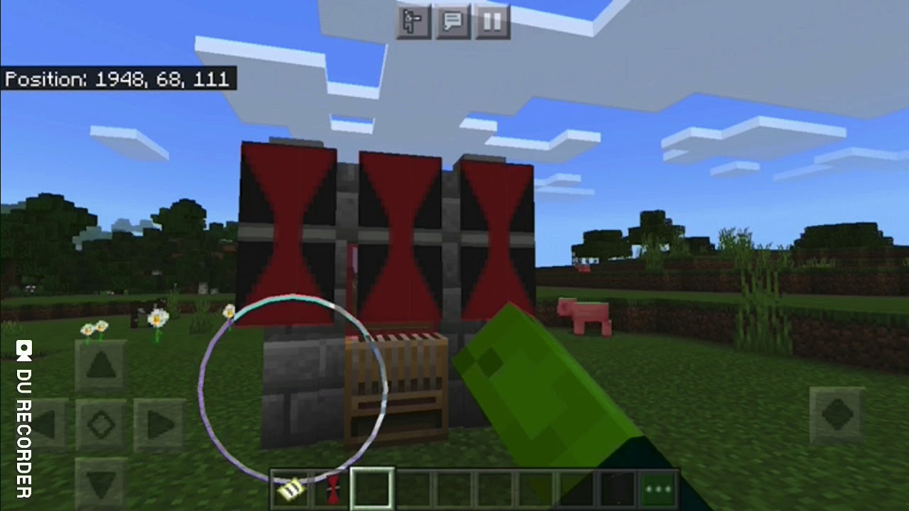 How to make a Deadpool banner in Minecraft - YouTube
